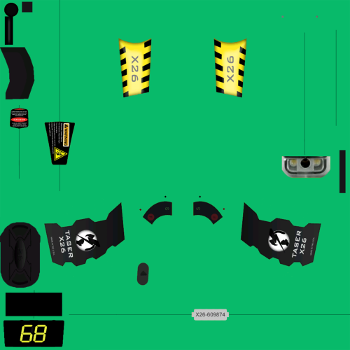 Tazer Green Urgences Mods LAPD Taser Green [Gta 5 | FiveM]