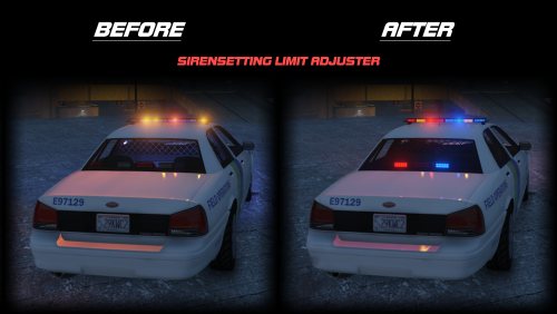 SirenSetting Limit Adjuster - Script Modifications & Plugins - LCPDFR.com