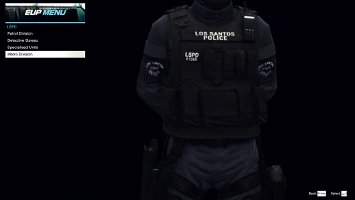 EUP Menu - Script Modifications & Plugins - LCPDFR.com