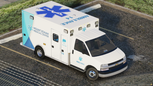4K |Mount Zonah Livery for a 2017 Chevy Ambulance - Vehicle Textures ...