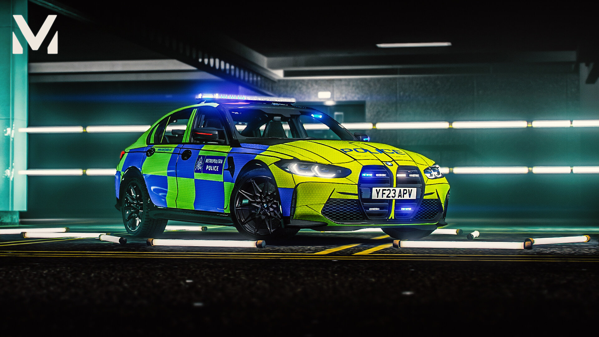 Bmw M3 Police Car