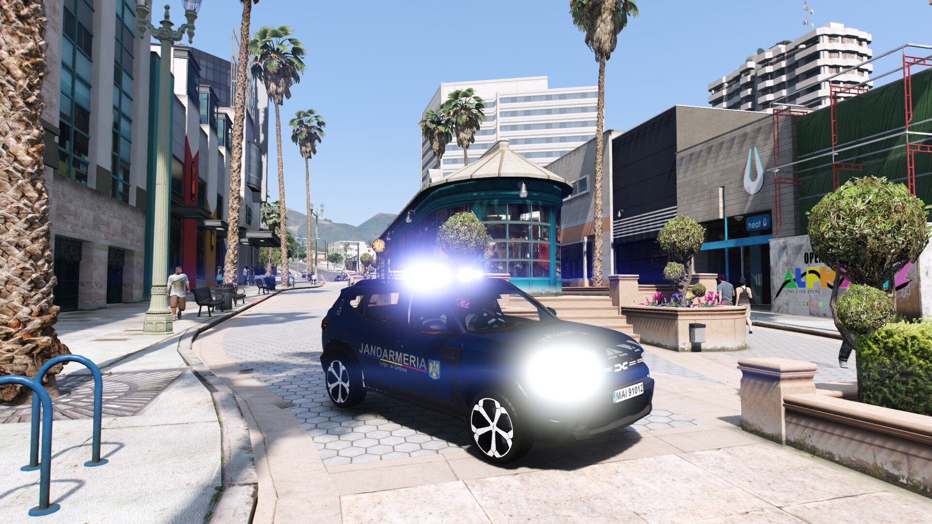 Dacia Duster 2024 - Jandarmeria Romana - Vehicle Textures - LCPDFR.com