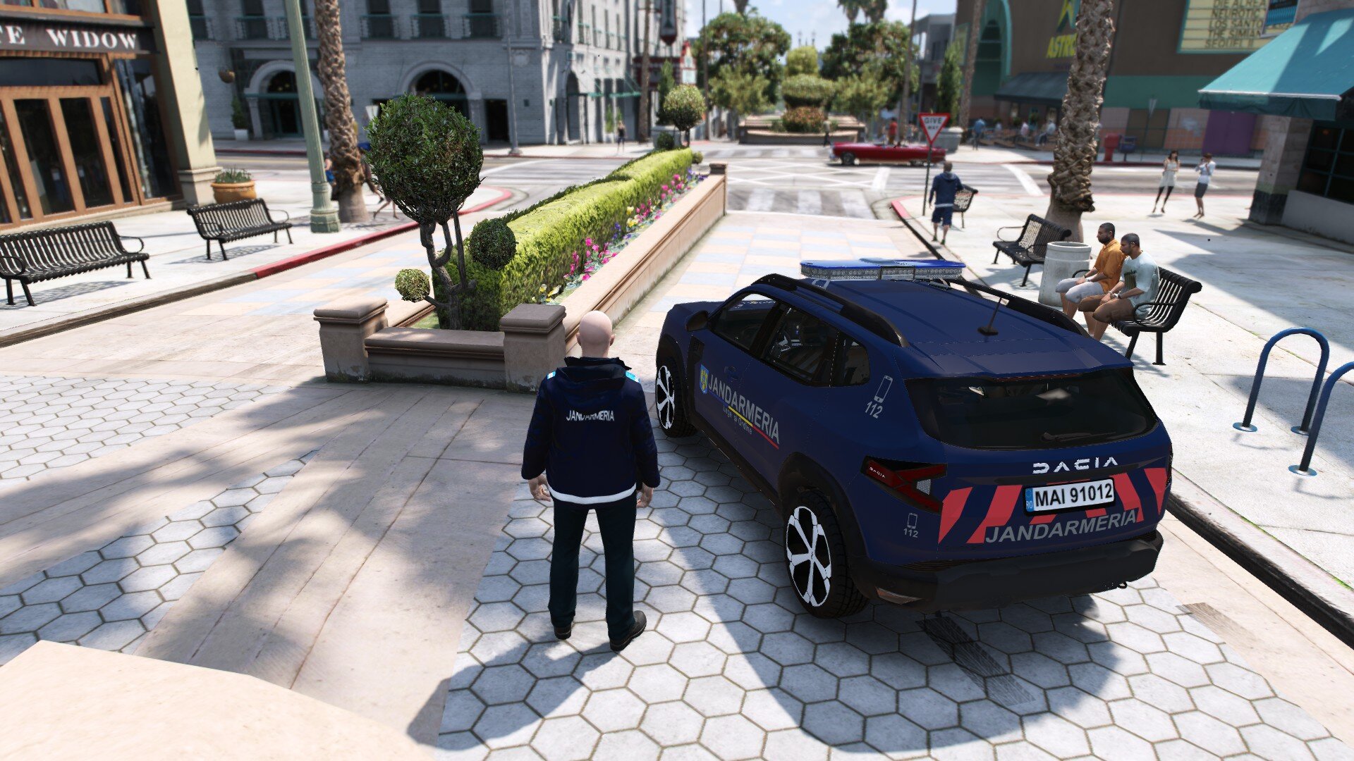 Dacia Duster 2024 - Jandarmeria Romana - Vehicle Textures - LCPDFR.com