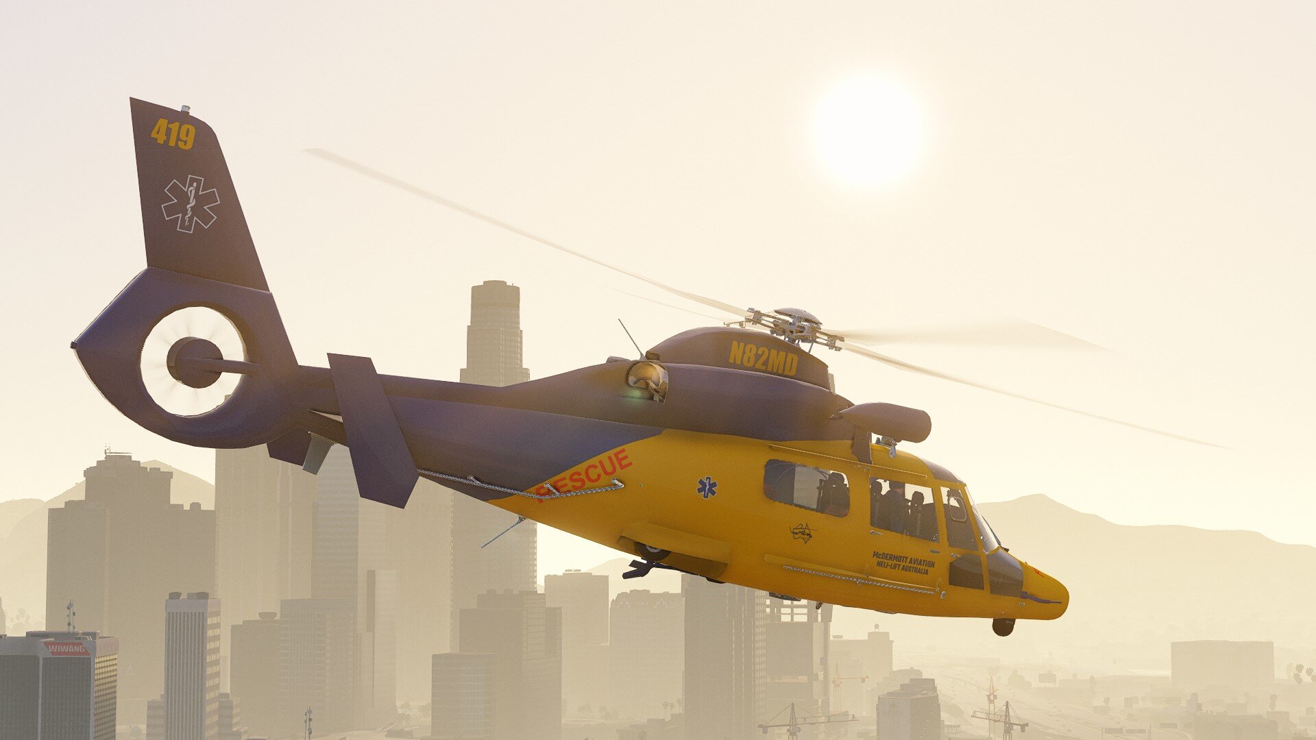 McDermott Aviation Australia Livery Pack - Vehicle Textures - LCPDFR.com