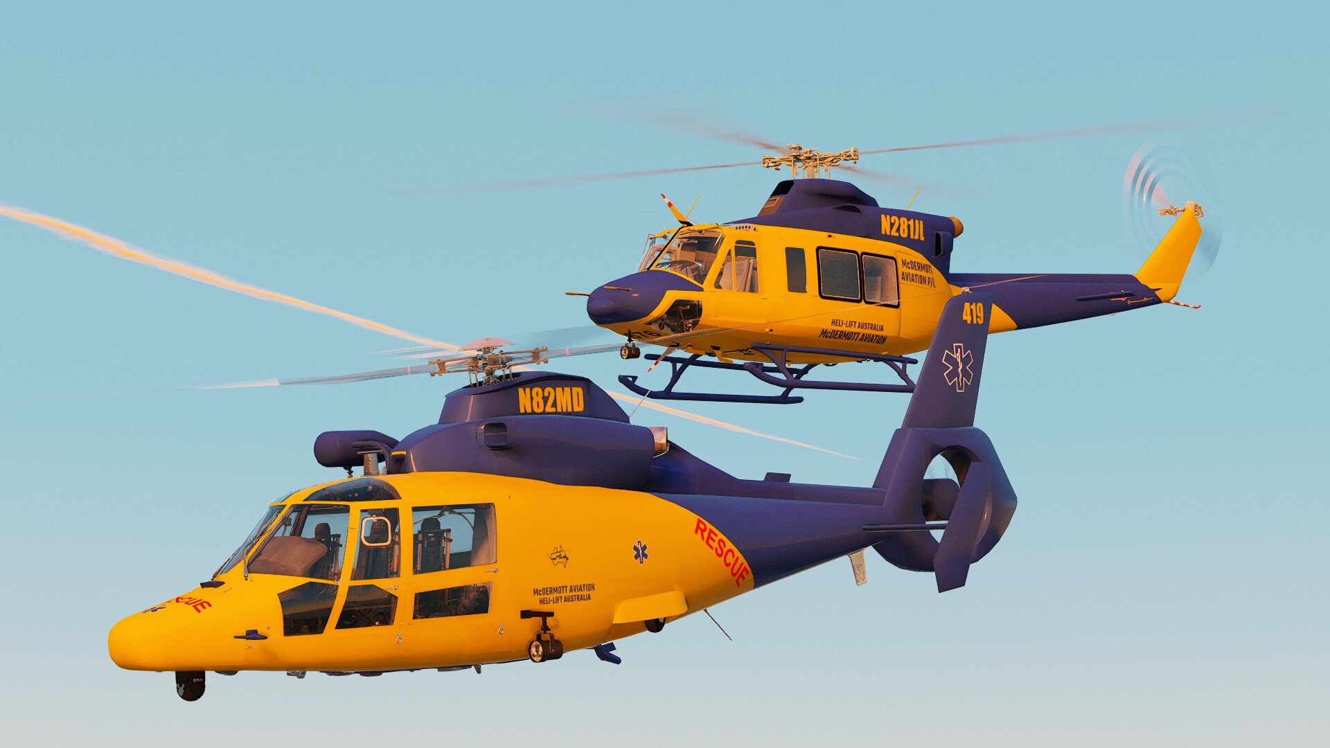 McDermott Aviation Australia Livery Pack - Vehicle Textures - LCPDFR.com