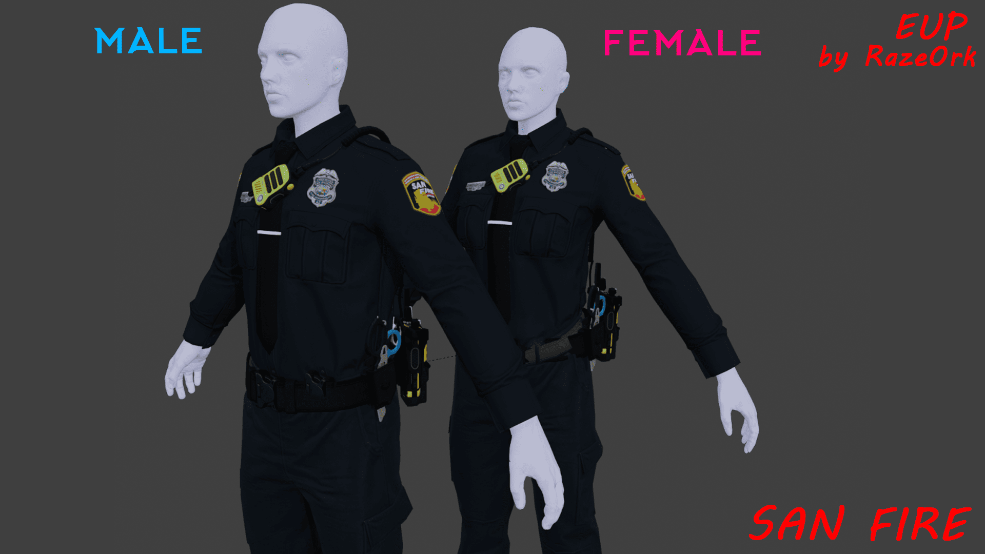 San Fire EUP Package [FiveM / Single] - Player & Ped Modifications - LCPDFR.com