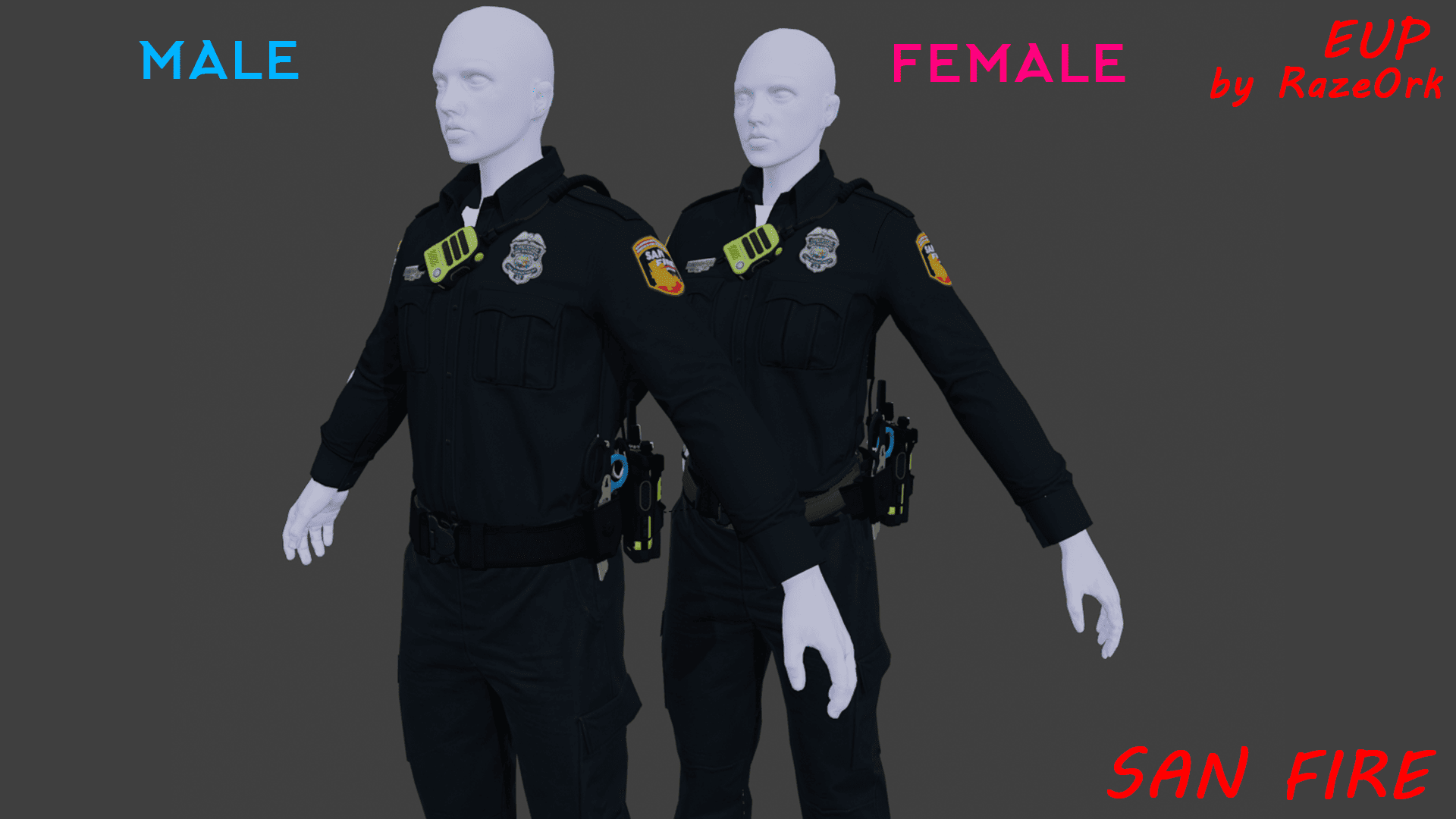 San Fire EUP Package [FiveM / Single] - Player & Ped Modifications - LCPDFR.com