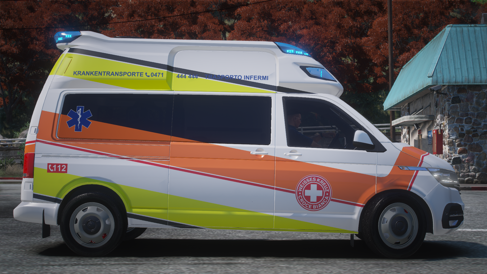 [Skin] VW T6.1 Hornis KTW Weißes Kreuz Südtirol - Vehicle Textures ...