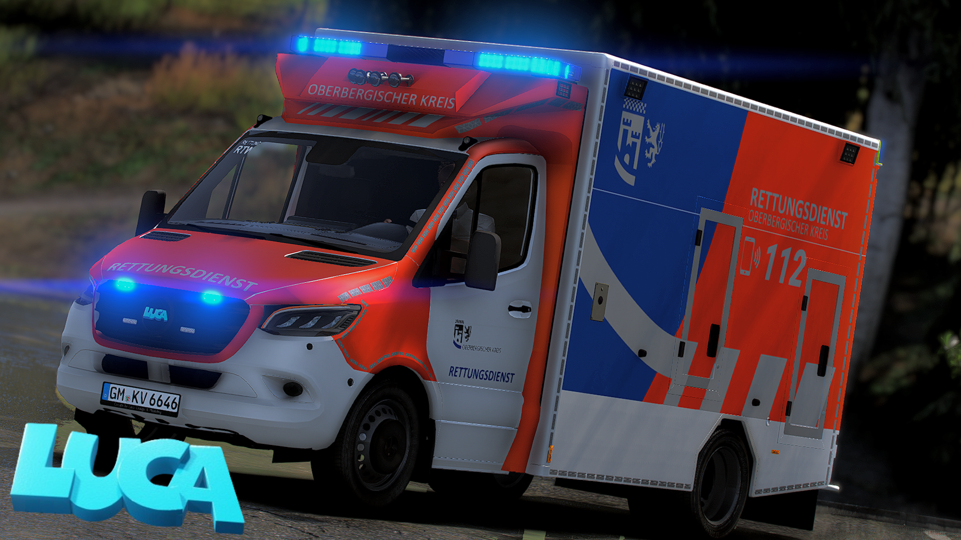 Luca Sprinter GSF RTW Oberbergischer Kreis DBS975 | [ELS] [BETA] [2D ...