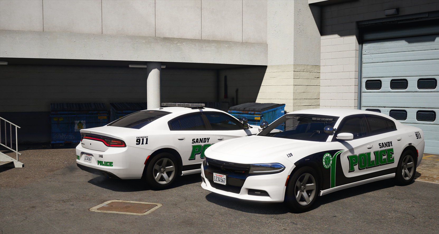 City of Dublin based Sandy Shores Police Department - Vehicle Textures ...