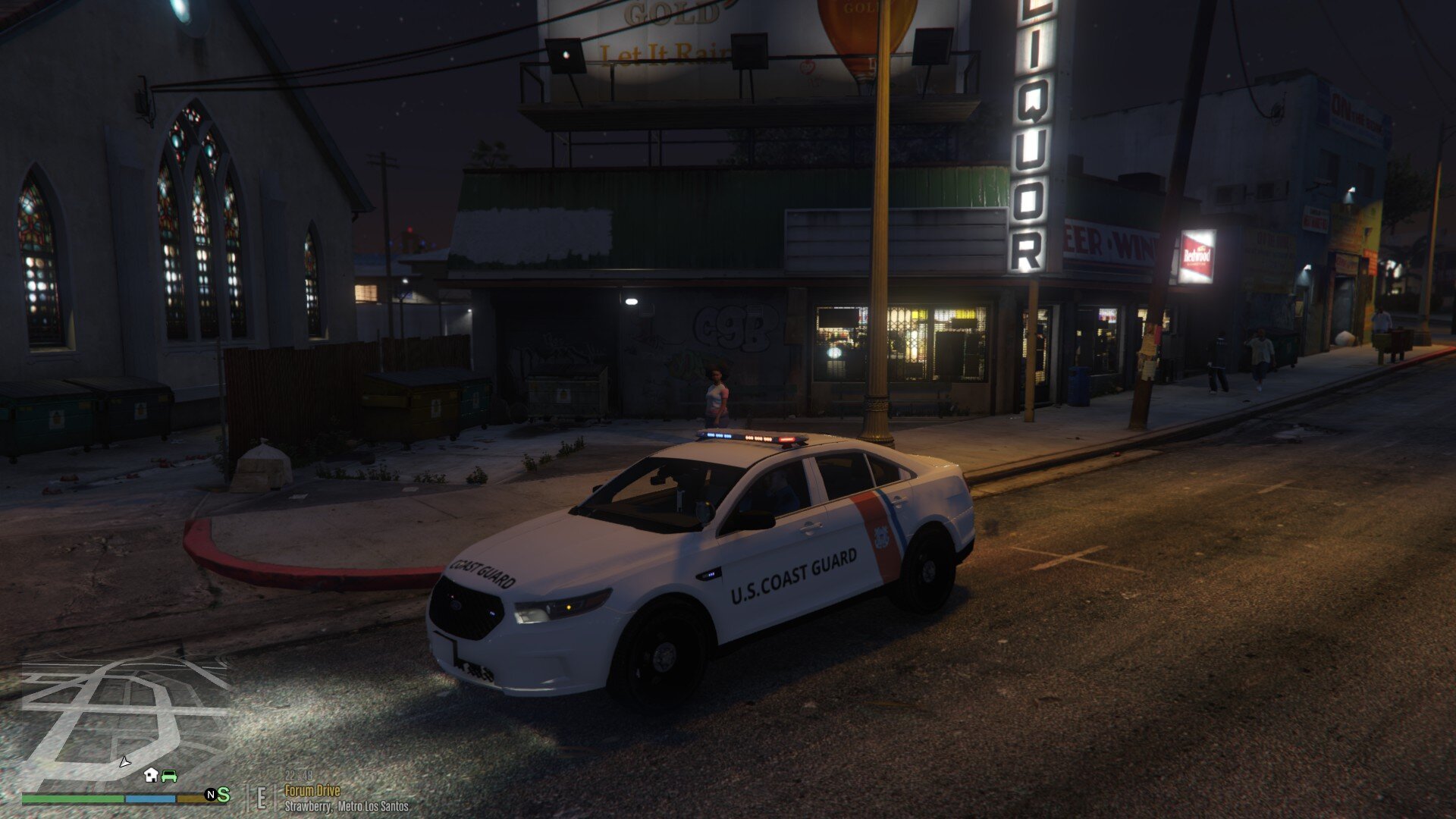 Livery USCG for ; Ford Police Interceptor Sedan of Black Jesus ...