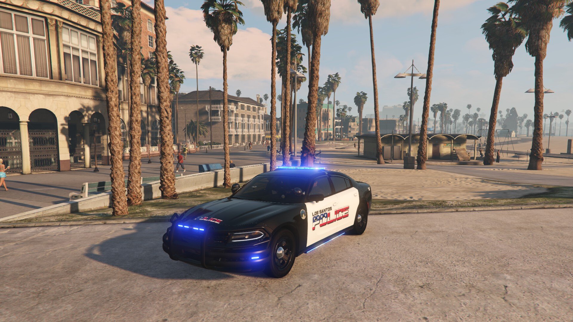 Los Santos Red/White/Blue Pack - Vehicle Textures - LCPDFR.com