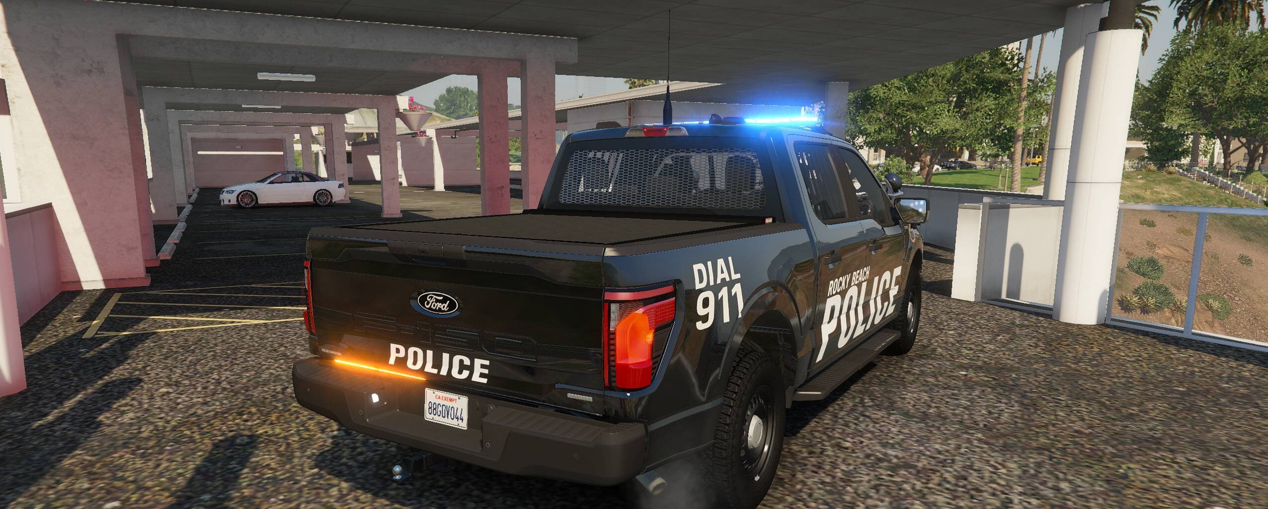 Ford F150 Rocky Beach Police Skin (with |ELS|All Blue Textures ...