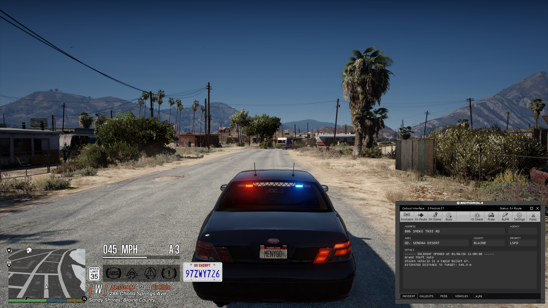 Police Driver's CLEAN MDT Texture's - Visuals & Data File Modifications ...