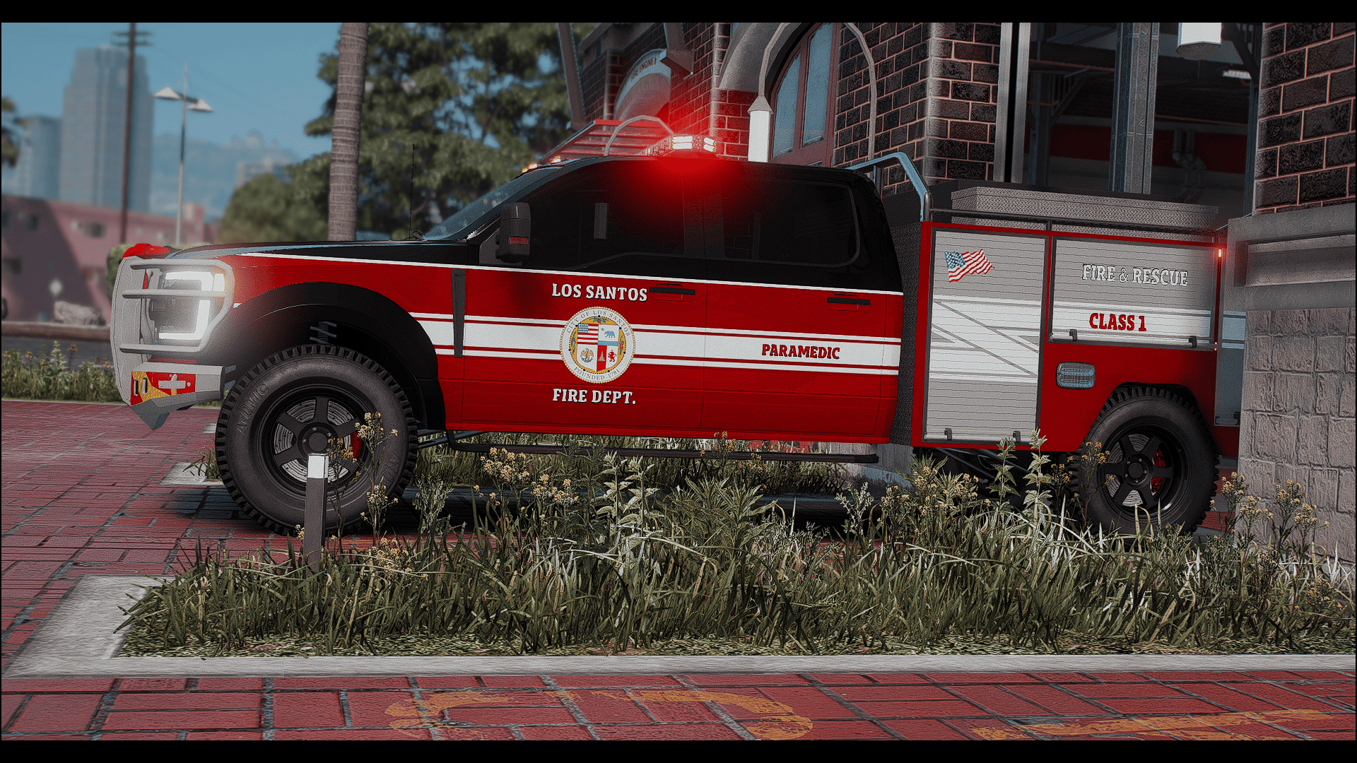 [FiveM] Fire Rescue Truck [NON ELS] - Vehicle Models - LCPDFR.com