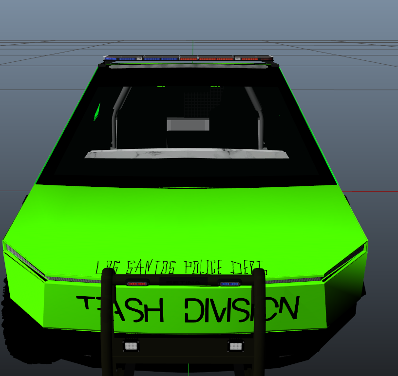 Los Santos Police Department Trash Division - Cybertruck - Vehicle ...