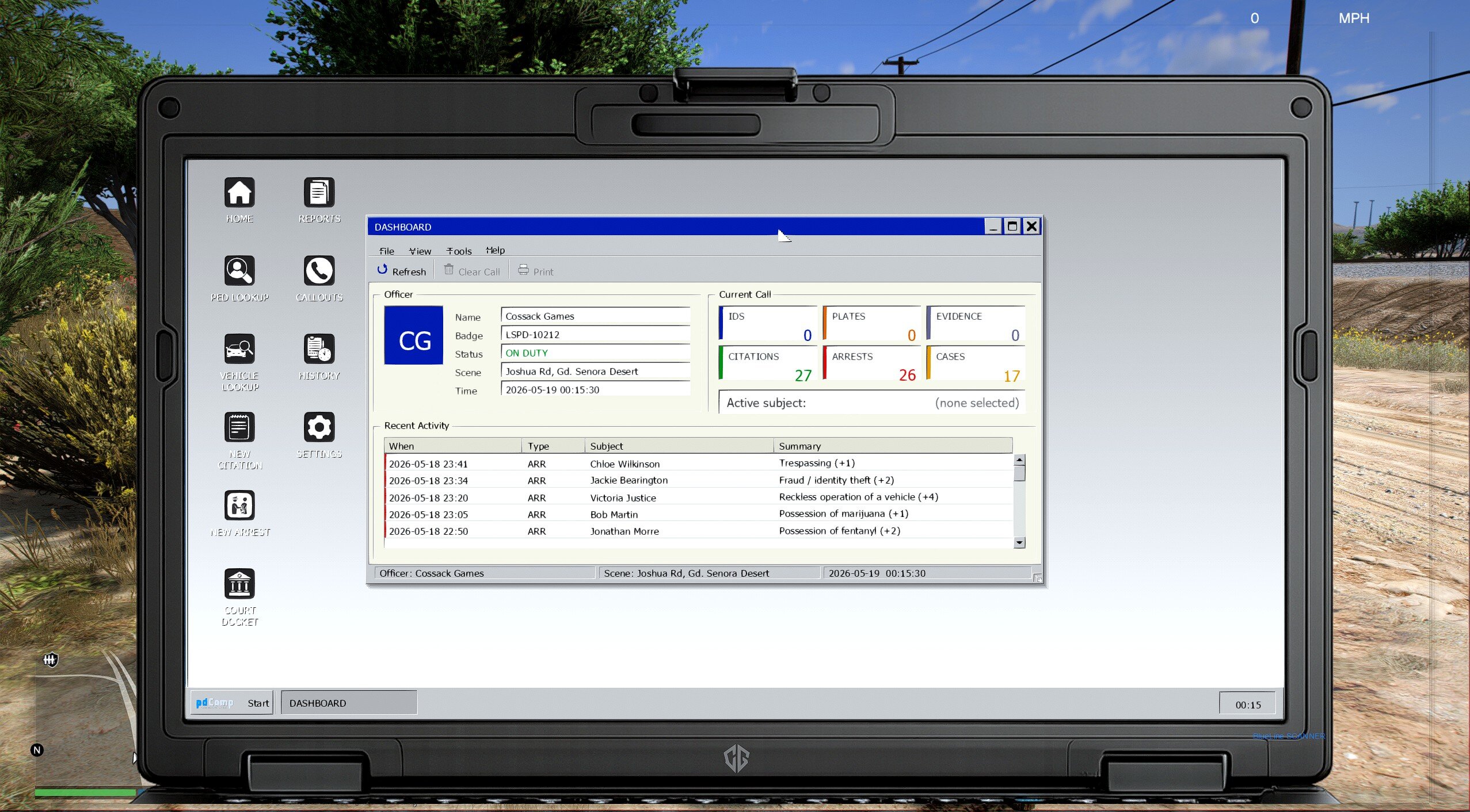 pdComp - Police Computer - Script Modifications & Plugins - LCPDFR.com