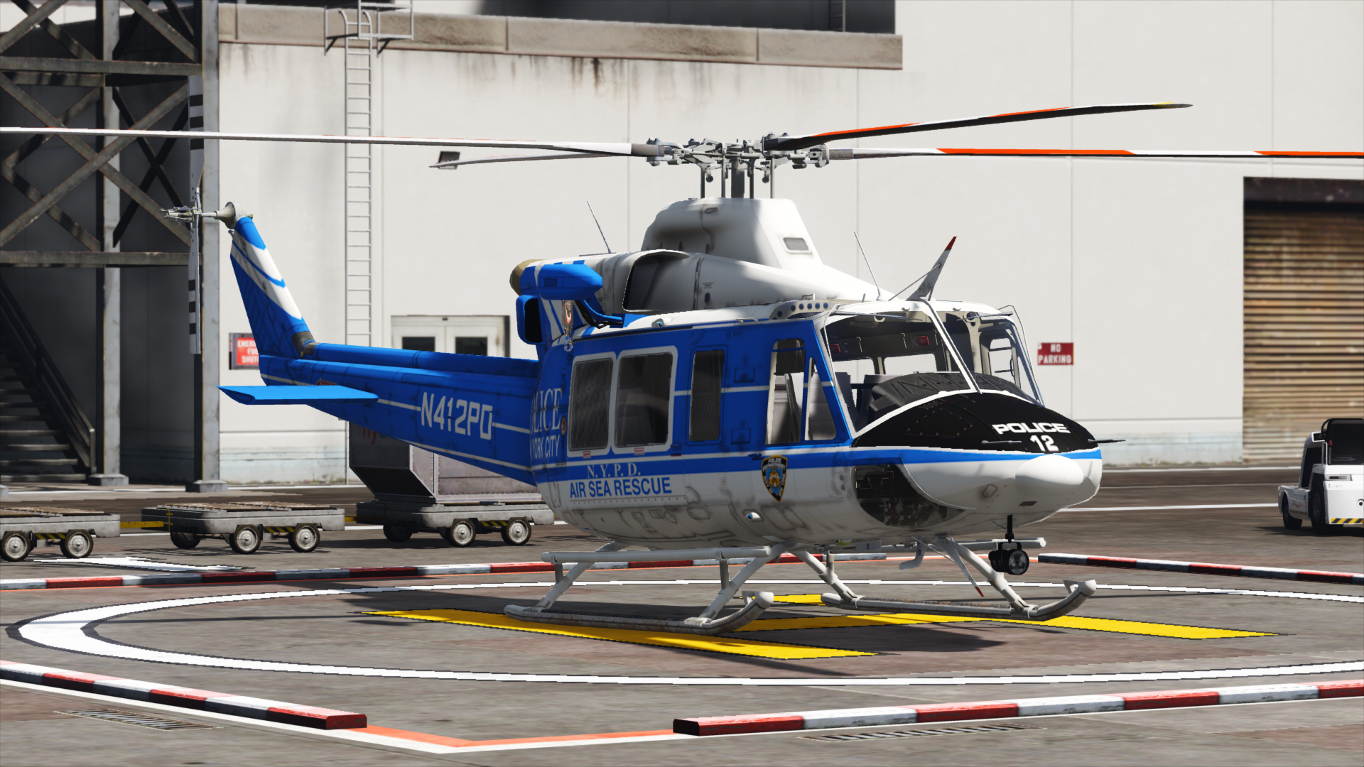 NYPD Bell 412 (Old Livery) - Vehicle Textures - LCPDFR.com