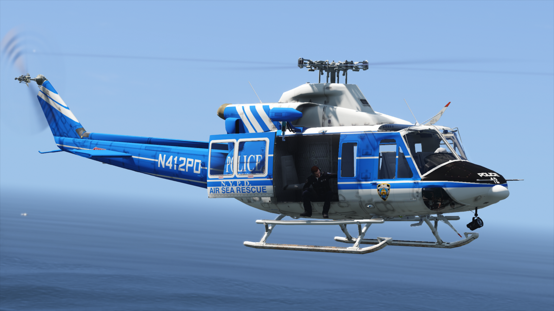 NYPD Bell 412 (Old Livery) - Vehicle Textures - LCPDFR.com