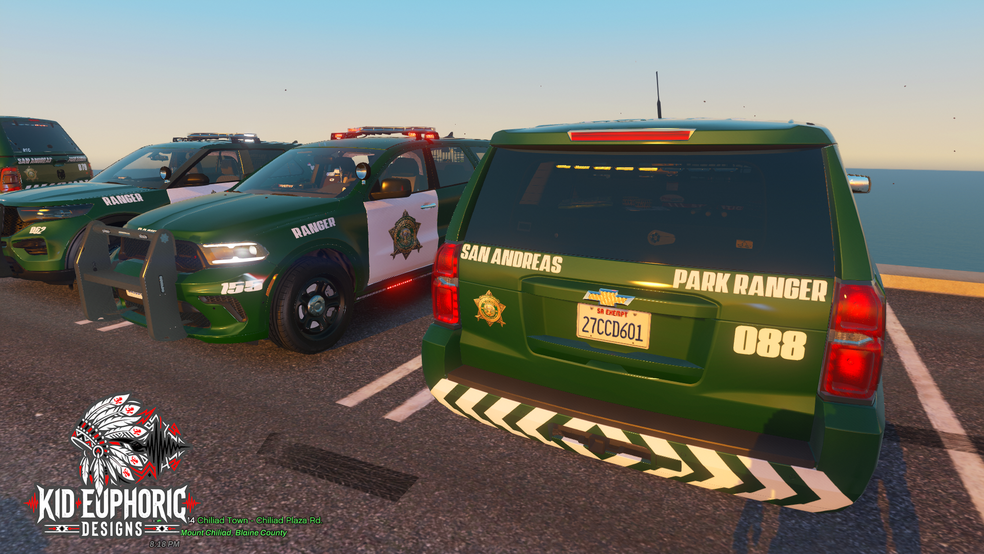 San Andreas State Park Rangers (SASPR) Livery Pack By KE Designs ...