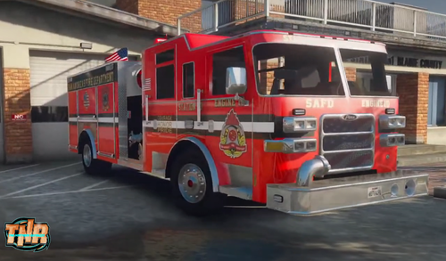 Custom San Andreas Fire Department 4K - Vehicle Textures - LCPDFR.com