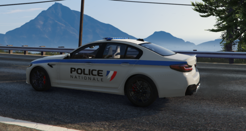 [FiveM] Police Nationale BMW M5 (French Police) - Vehicle Textures ...