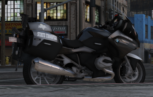 Texas Department of Public Safety BMW Police Bike Livery - Vehicle ...