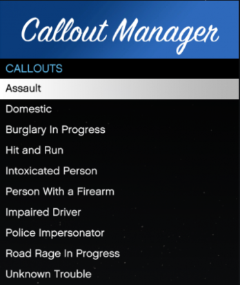 Callout Manager - Script Modifications & Plugins - LCPDFR.com