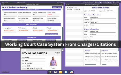ReportsPlus - External MDT [NEW Custom Reports] - Script Modifications & Plugins - LCPDFR.com